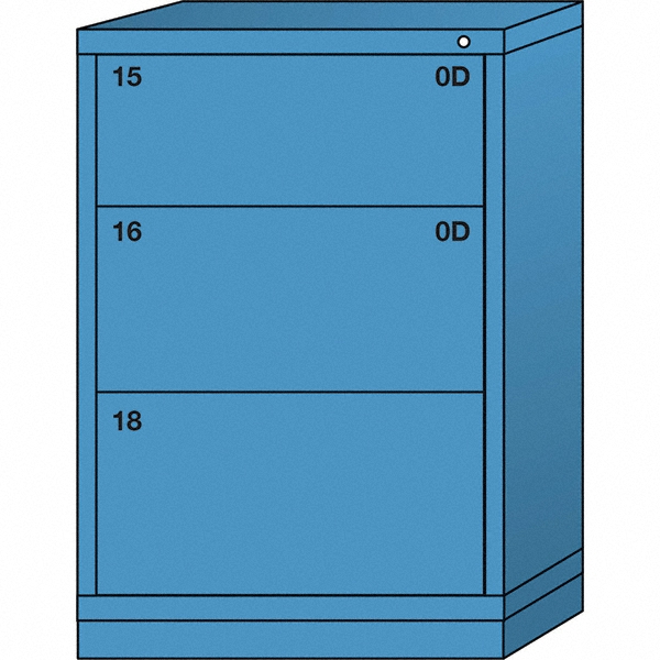 Lyon - Modular Steel Storage Cabinet: 30" Wide, 28-1/4" Deep, 44-1/4 ...