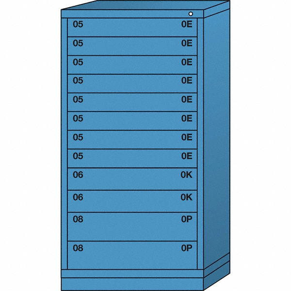 Lyon - Modular Steel Storage Cabinet: 30" Wide, 28-1/4" Deep, 59-1/4 ...