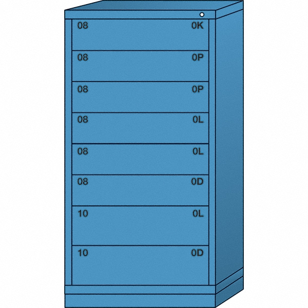 Lyon - Modular Steel Storage Cabinet: 30" Wide, 28-1/4" Deep, 59-1/4 ...