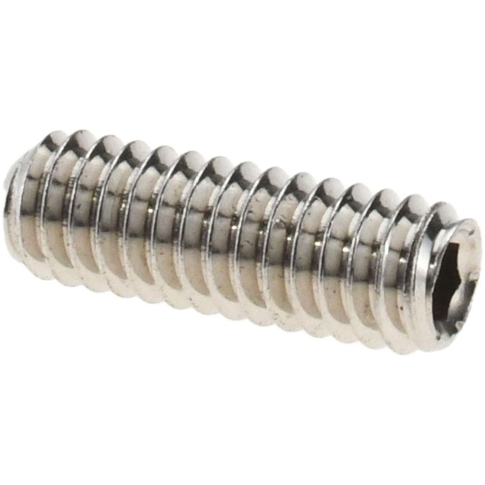 Value Collection - Set Screw: #8-32, 1/2" Cup Point, Stainless Steel ...