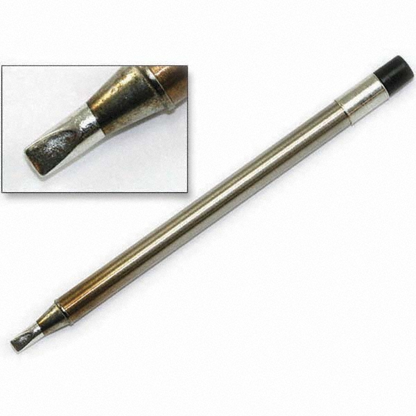 Hakko - Soldering Iron Chisel Tip: 0.09" Point Width | MSC Direct