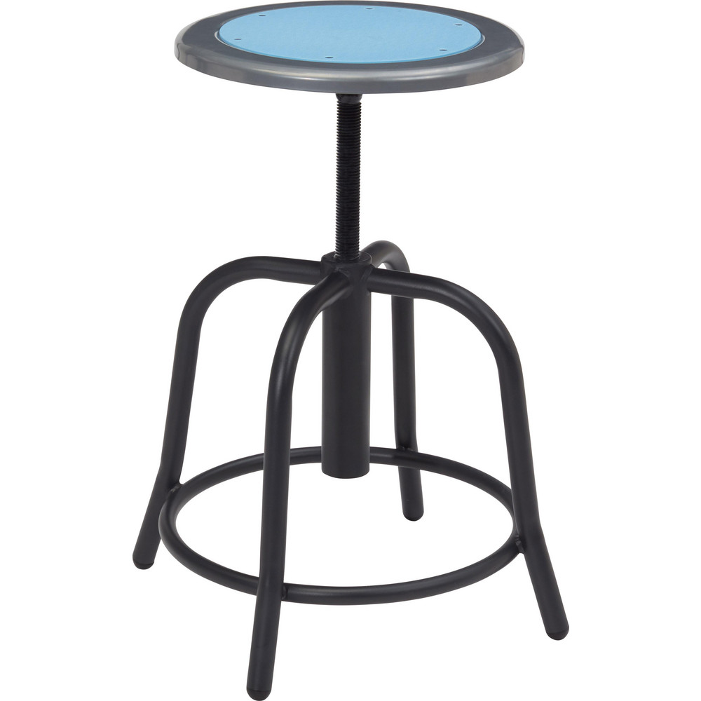 National Public Seating - Adjustable Height Swivel Stool: Steel | MSC ...