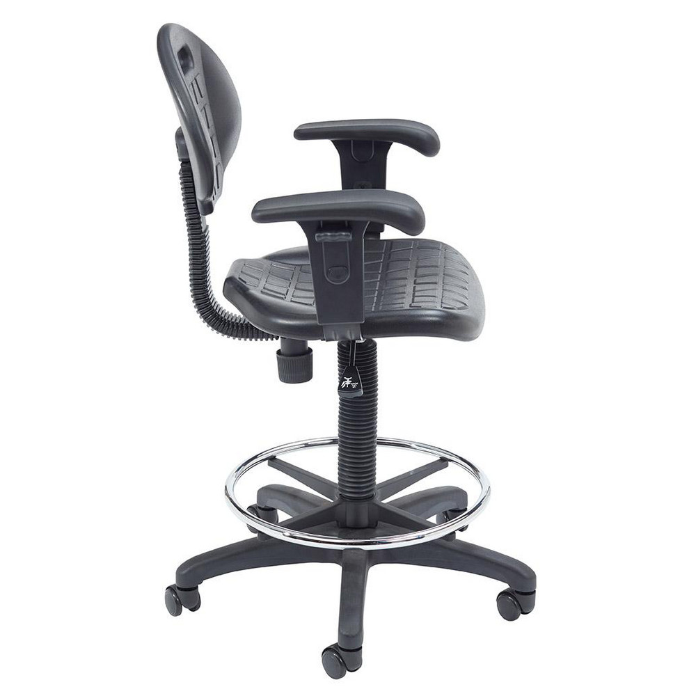National Public Seating - Adjustable Height Swivel Stool: Polyurethane ...