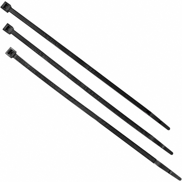 Steiner - Pack of 100 Black Welding Screen Adjustable Plastic Ties ...