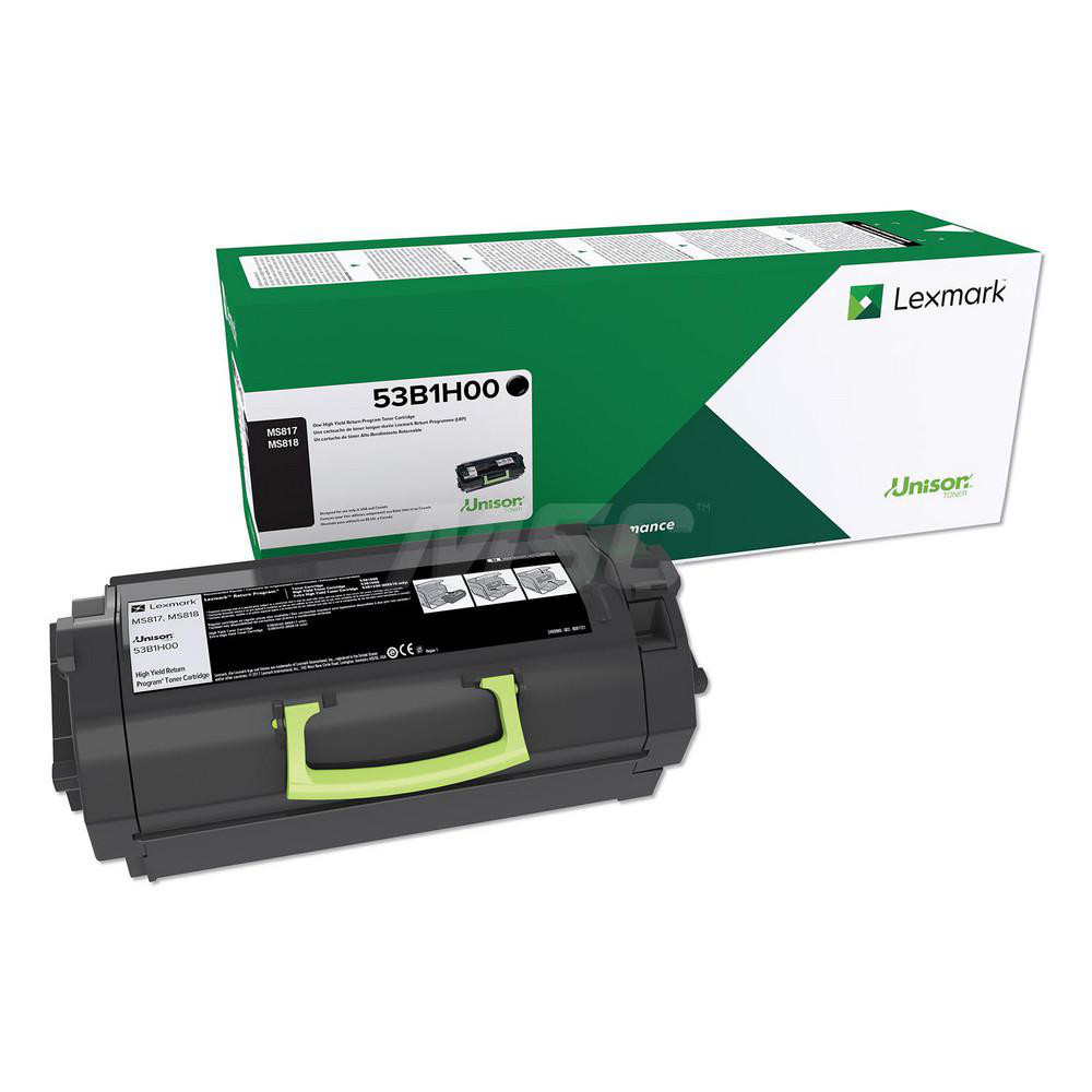 Lexmark - Office Machine Supplies: Toner Cartridge, Black | MSC Direct