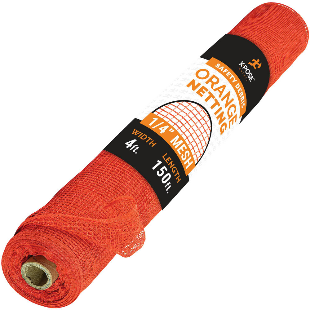 Xpose Safety - 4' x 1/4" x 150' Heavy-Duty Fire-Retardant Multi-Purpose ...
