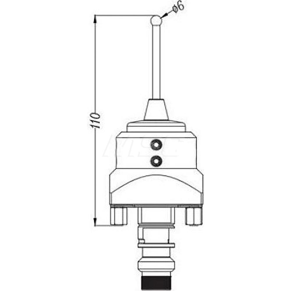 Rapid Holding Systems - EDM Measuring Probes: Square Size (mm): 50.00 ...