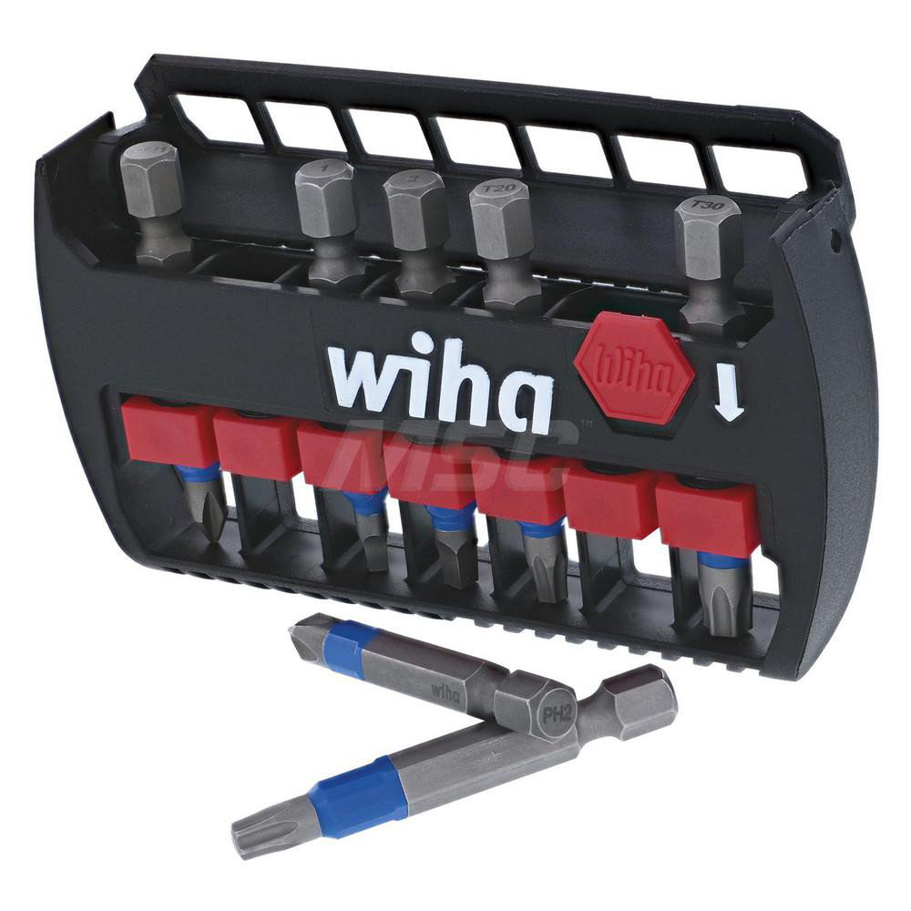 Wiha - Power Screwdriver Bit Set Impact Driver Bit Set: 7 Pc | MSC Direct