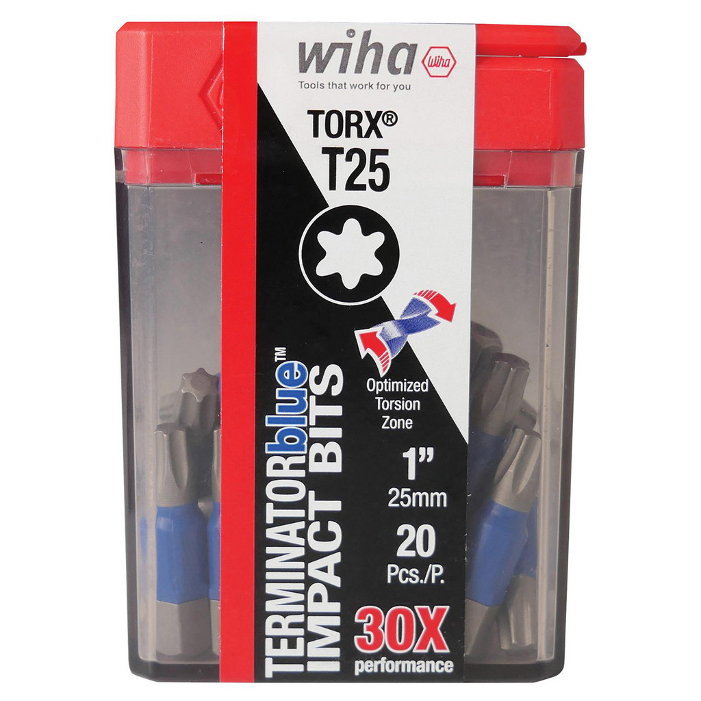 Wiha - Power Screwdriver Bit: T25 Torx®, 1/4" Hex Drive | MSC Direct