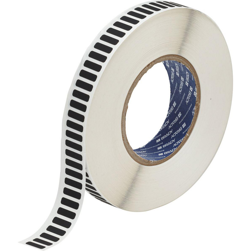 Brady - Die-Cut Label for Printer: Laser-Engravable Polyimide, Black ...