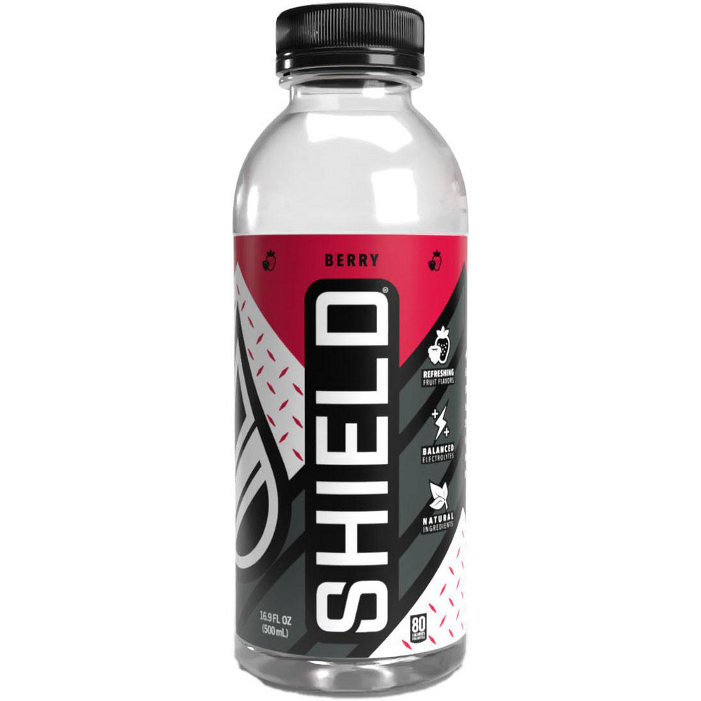 Shield - Shield Sports Drink: 16.9 oz Bottle, Berry, Ready-to-Drink ...