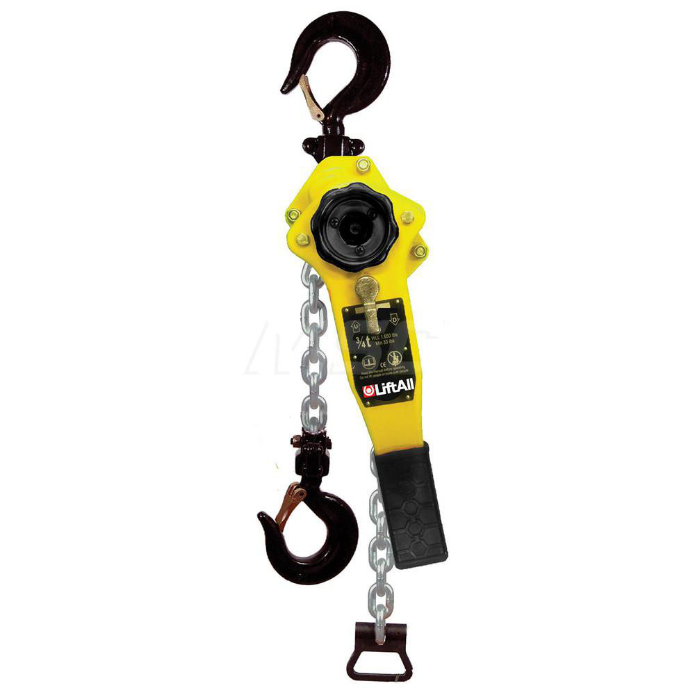 Lift All 10 1 1 2 TON LEVER CHAIN HOIST IMP 17591355 MSC Lift All 10 1 1 2 TON LEVER CHAIN HOIST IMP 17591355 MSC