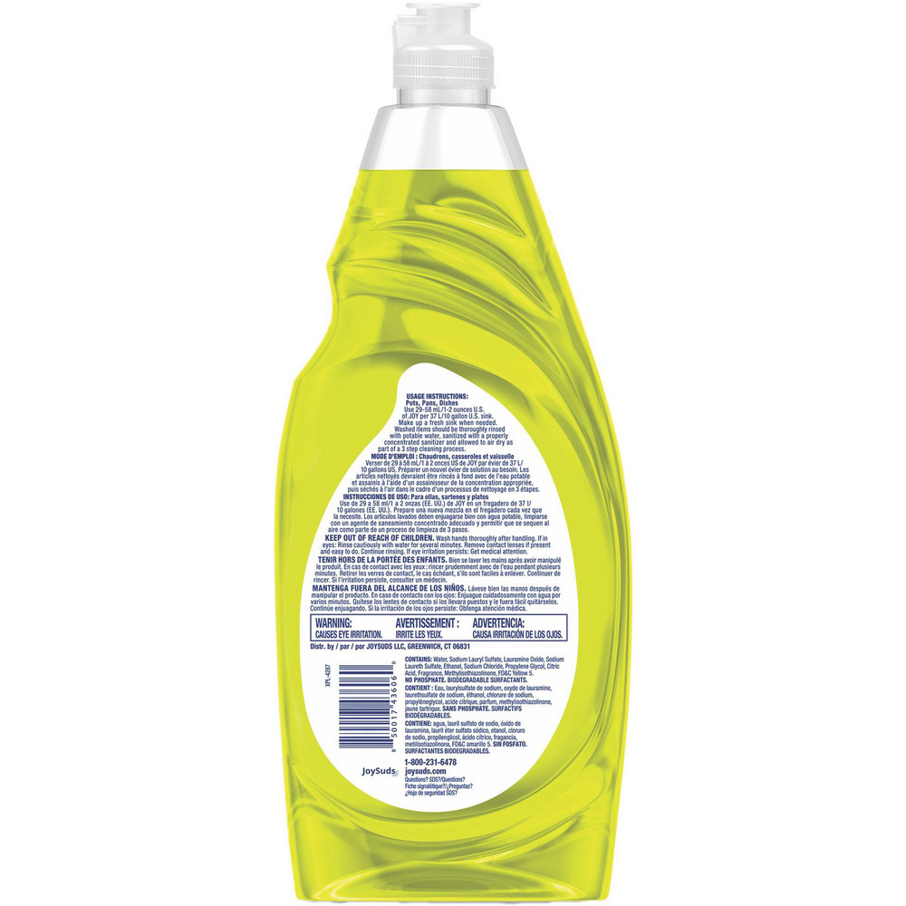 Joy - Dish Detergent: Detergent Type: Manual Dishwashing; Form: Liquid ...