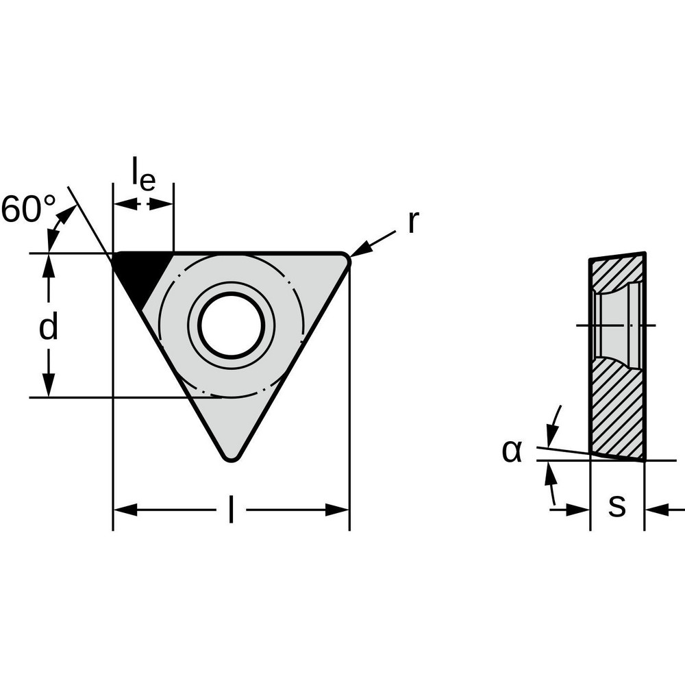 Walter - Boring Inserts: Insert Style: TCGW; Insert Size Code: 1.21.20.5; Insert Material ...