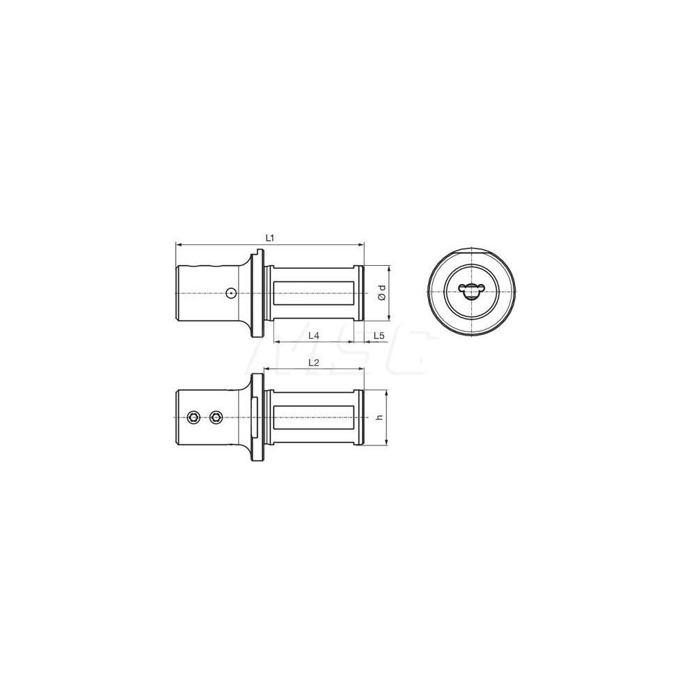 Guhring - Guhring GB108.0022.075.00.22.N.IK.STA2 22.00mm Shank 75.00mm ...