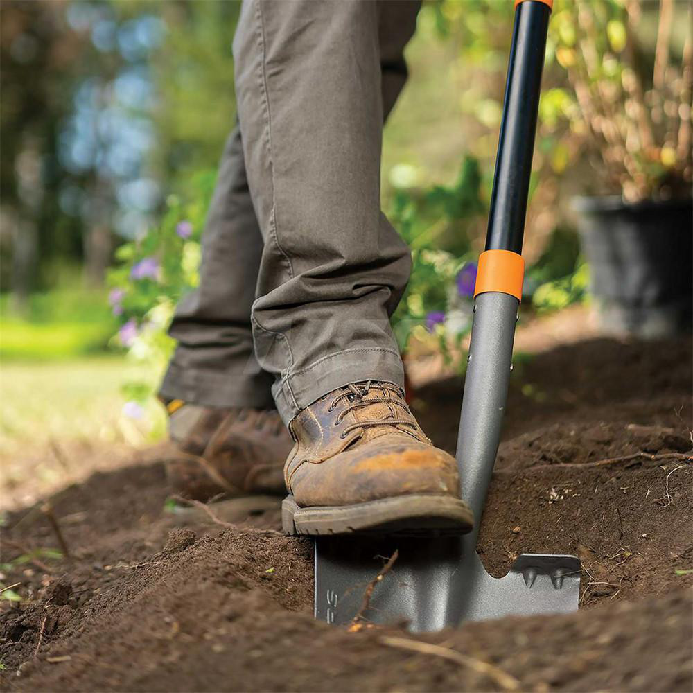 Fiskars - Scooping Shovel: Steel, 6" Blade Length, 9" Blade Width | MSC ...