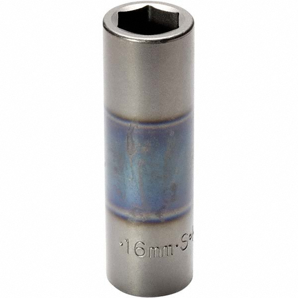 SK - Impact Socket: 1/2" Drive, 16 mm Socket, Hex Drive | MSC Direct