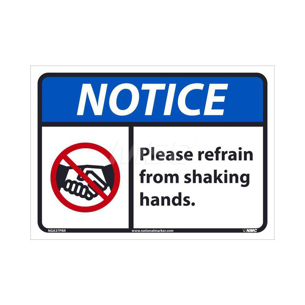 NMC - NOTICE - Please Refrain from Shaking Hands - 13347125 - MSC ...