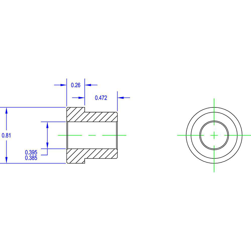 Brewer Machine & Gear Co. - Idler Shaft Shoulder Adapters: Minimum Bore ...