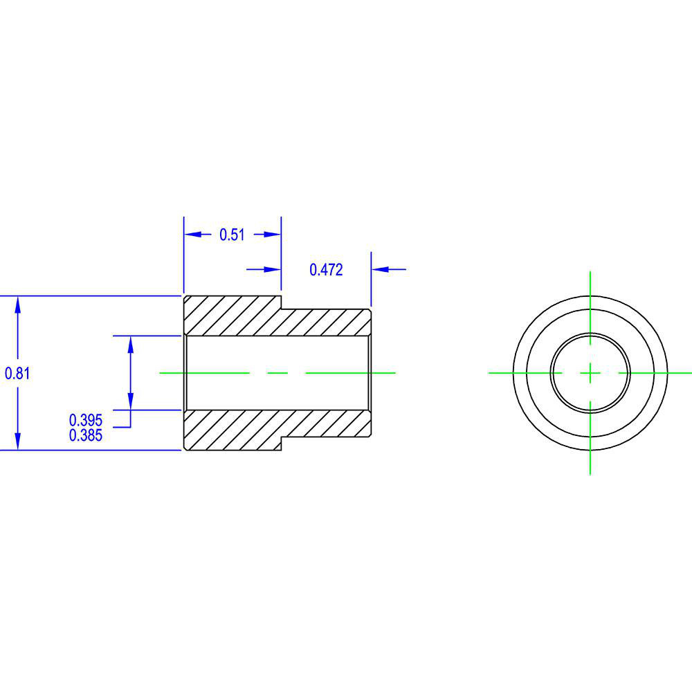 Brewer Machine & Gear Co. - Idler Shaft Shoulder Adapters: Minimum Bore ...