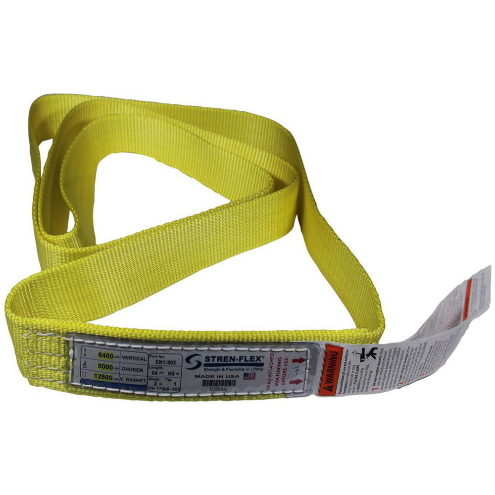 Stren-Flex - Endless, Type 5 Web Sling: 3' Long, 1" Wide, 6200 lb ...