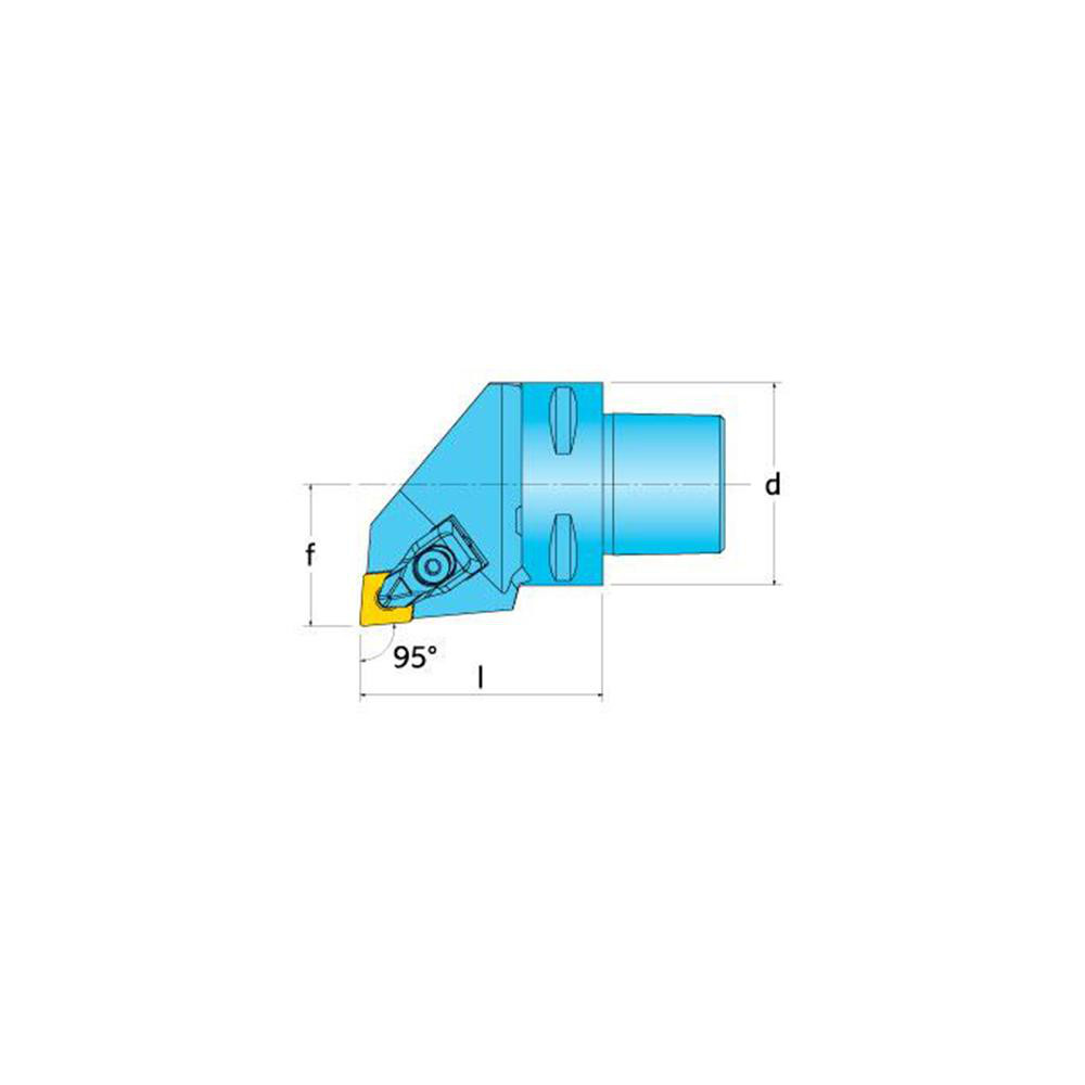 Ingersoll Cutting Tools - Modular Turning & Profiling Head: Size C4, 55 ...
