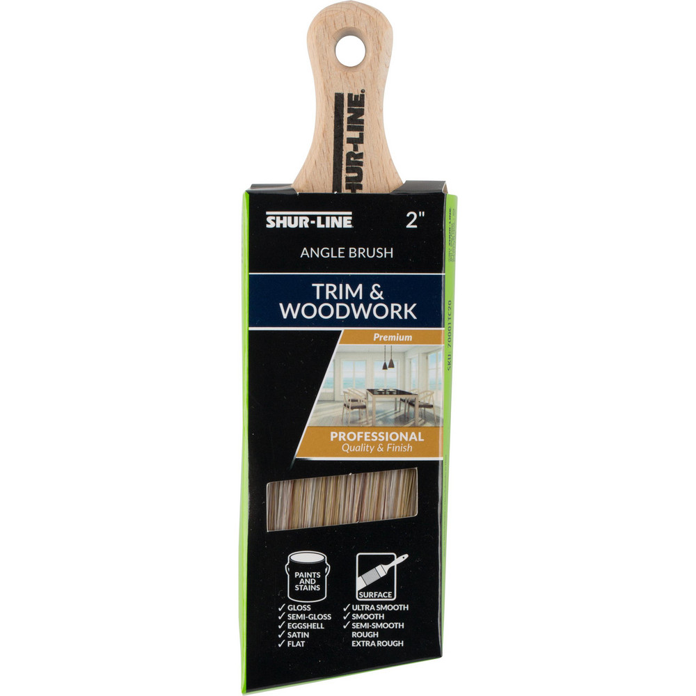Shur-Line - Paint Brush: Nylon Polyester & Synthetic, Synthetic Bristle ...