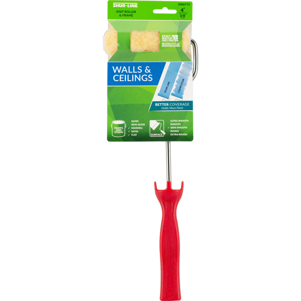 Shur-Line - Paint Roller Sets: Kit Type: Roller & Frame Combo; Roller ...