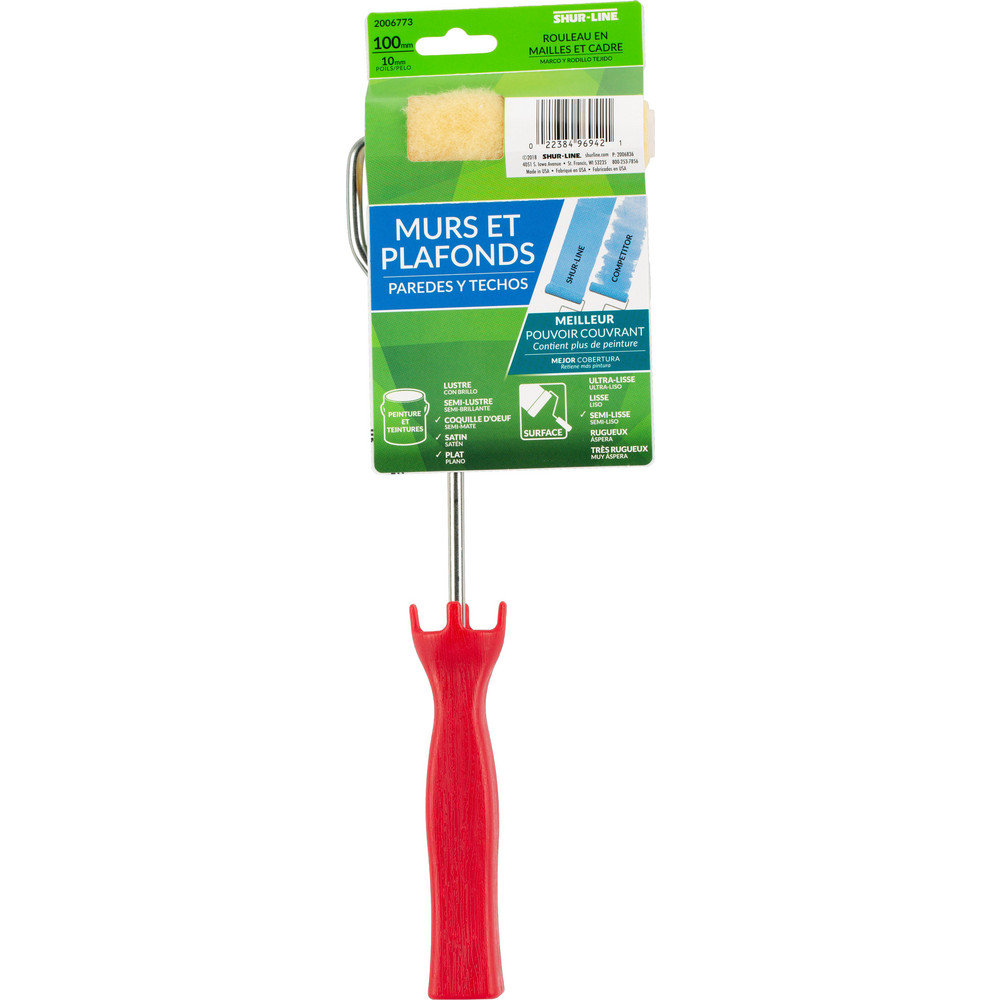Shur-Line - Paint Roller Sets: Kit Type: Roller & Frame Combo; Roller ...