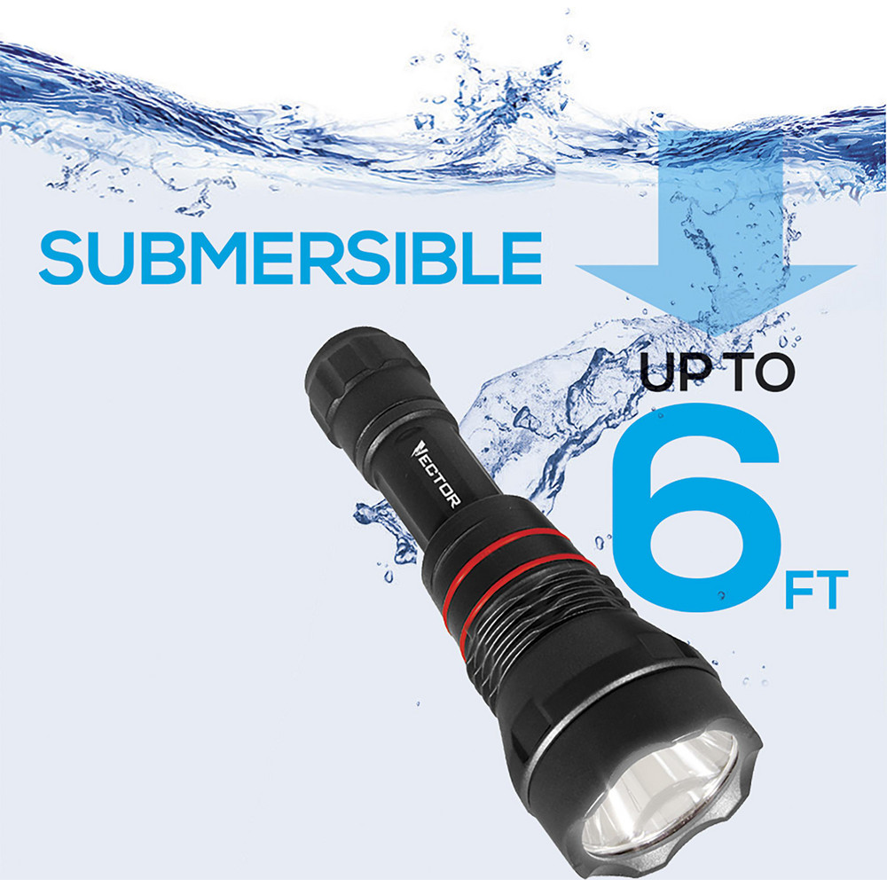 BACCUS - Handheld Flashlight: LED, 800 Lumens | MSC Industrial Supply Co.