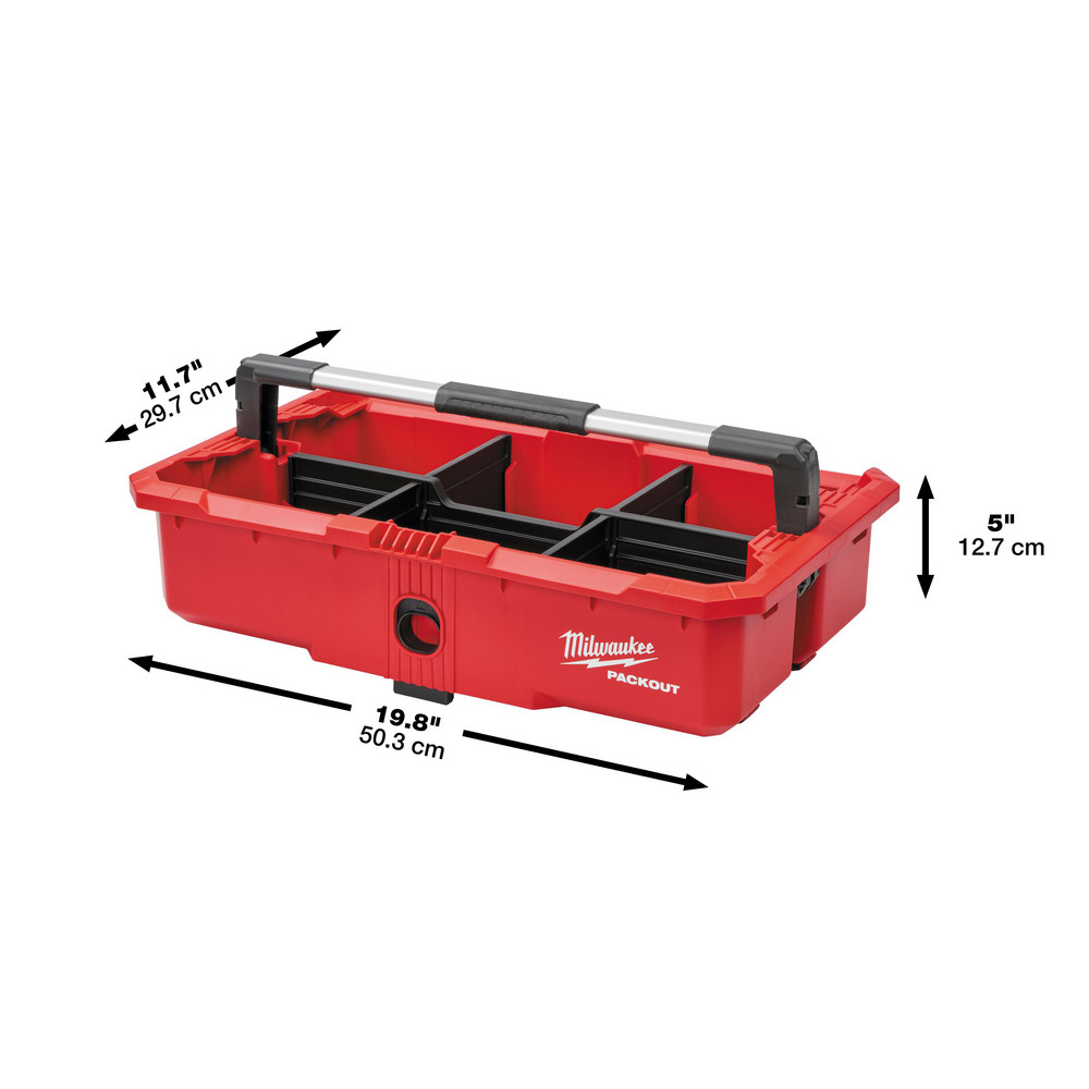 Milwaukee Tool - Tool Case Tool Tray: 11.7" Thick, 12" Wide, 19.8" High ...