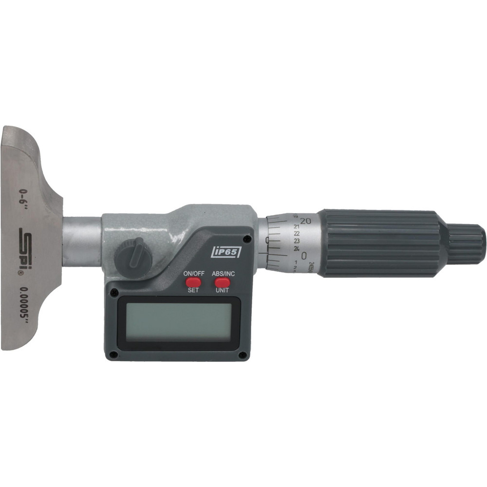 SPI - Electronic Depth Micrometers; Minimum Measurement (mm): 0 ...