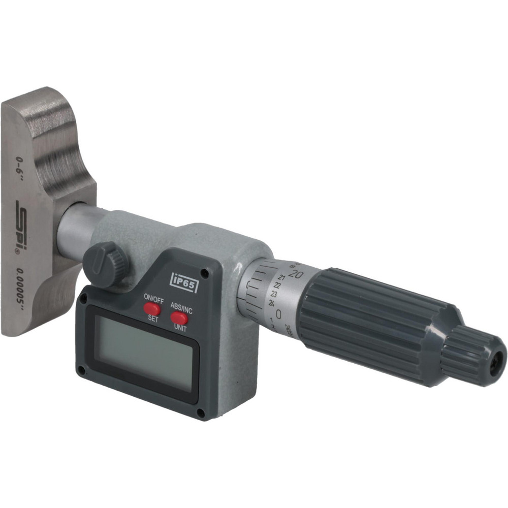 SPI - Electronic Depth Micrometers; Minimum Measurement (mm): 0 ...