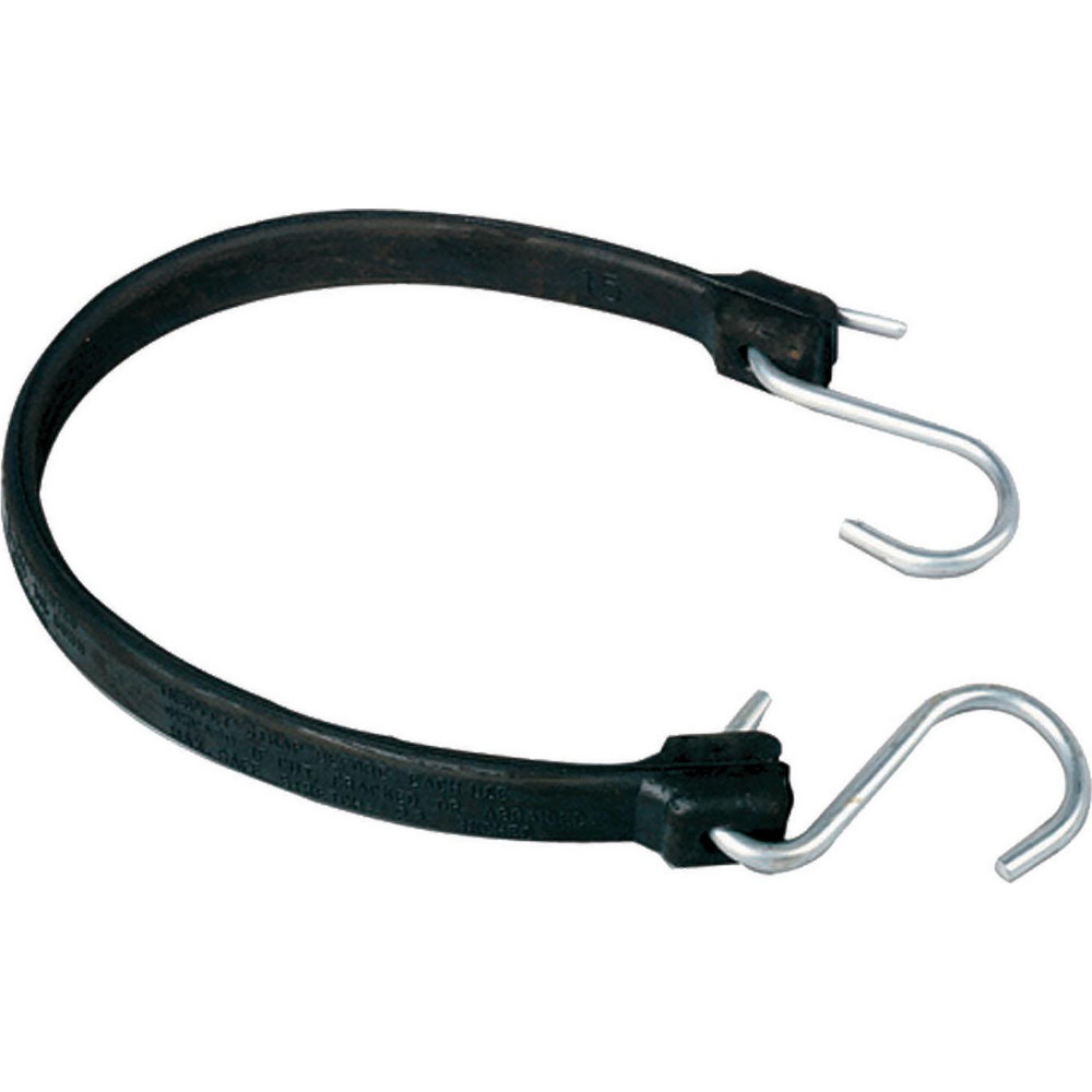 Bon Tool - Cable Tie: 15" Long, Black, Rubber, Hook & Loop Strap | MSC ...