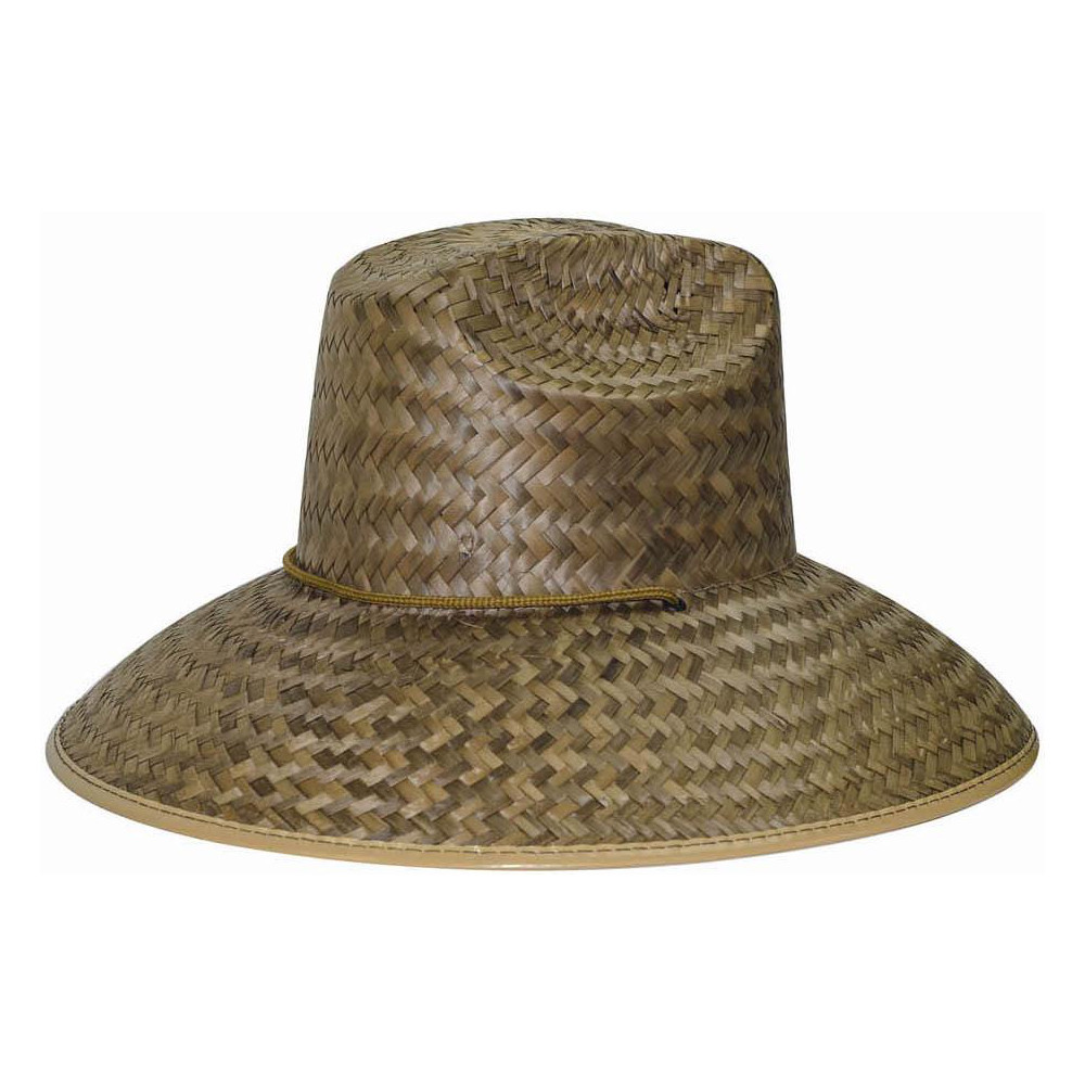 Bon Tool - Hat: Straw, Brown, Size Universal, Cross-Hatch | MSC Direct