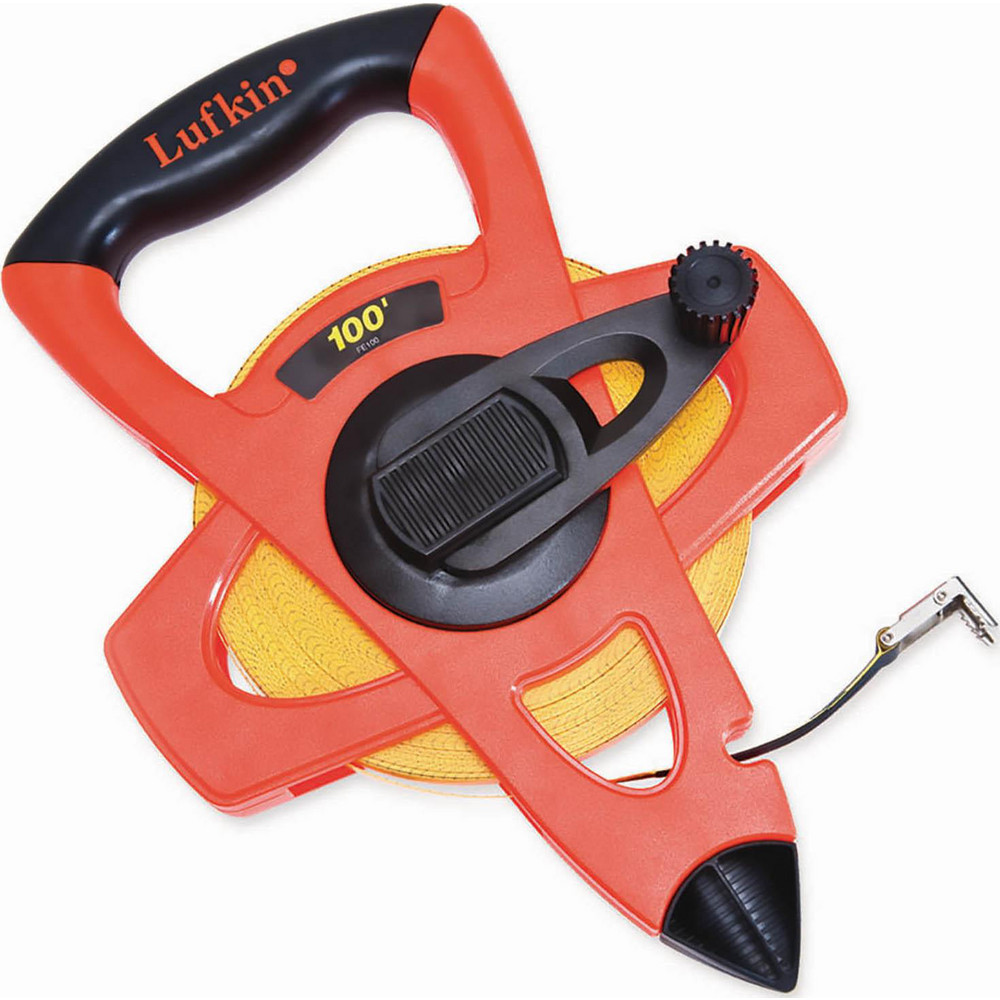 Bon Tool - Tape Measure: 100' Long, 8.9" Width, Yellow Blade | MSC Direct