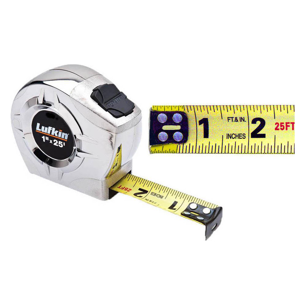 Bon Tool - Tape Measure: 12' Long, 3.9" Width, Yellow Blade | MSC Direct