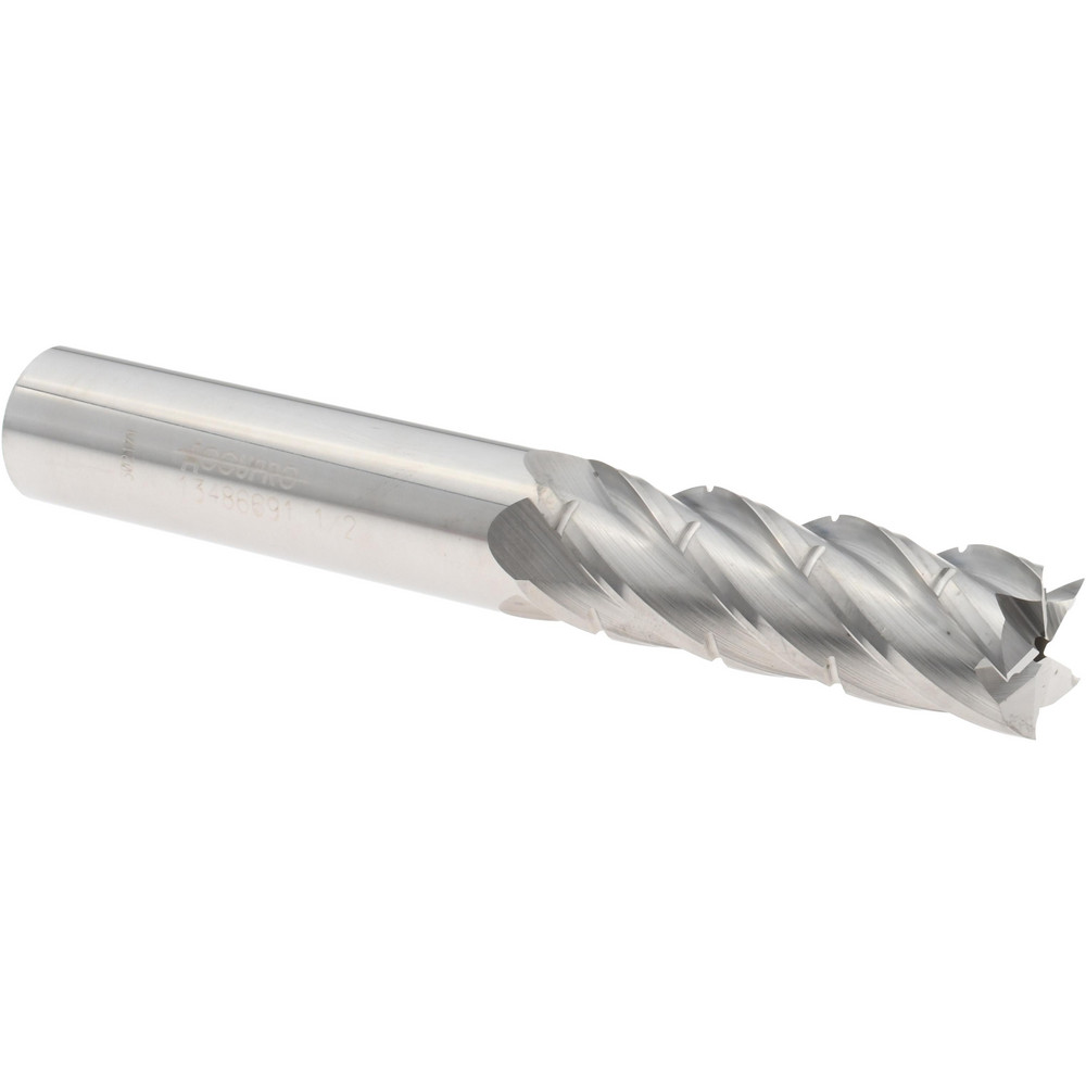Accupro - Square End Mill: 1/2" Dia, 1-1/2" LOC, 5 Flute, Solid Carbide ...