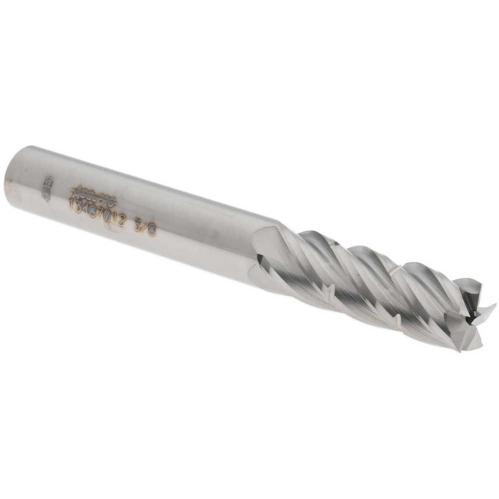 Accupro - Square End Mill: 3/8" Dia, 1-1/8" LOC, 5 Flute, Solid Carbide ...