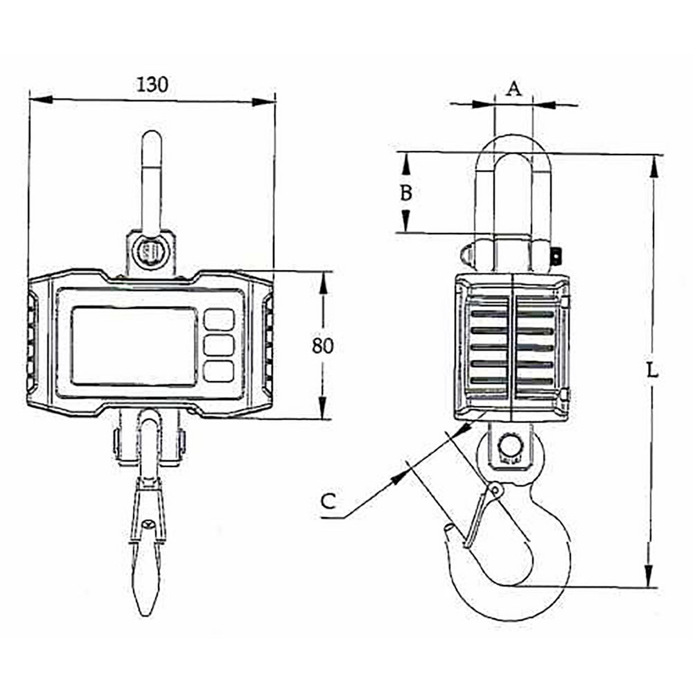 PCE Instruments - Crane Scales & Hanging Scales: Crane Scale, 2200.00 ...