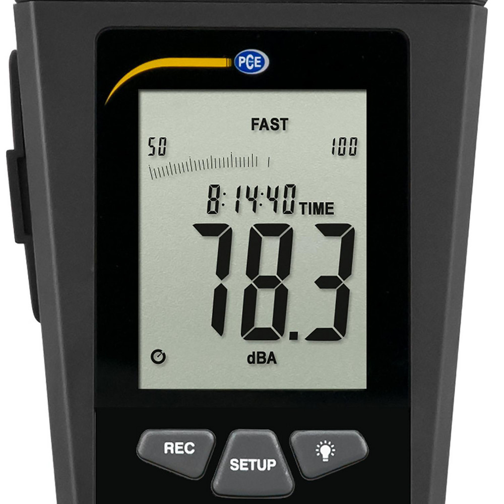 PCE Instruments - Sound Meter: A & C Frequency Weight, LCD Display ...