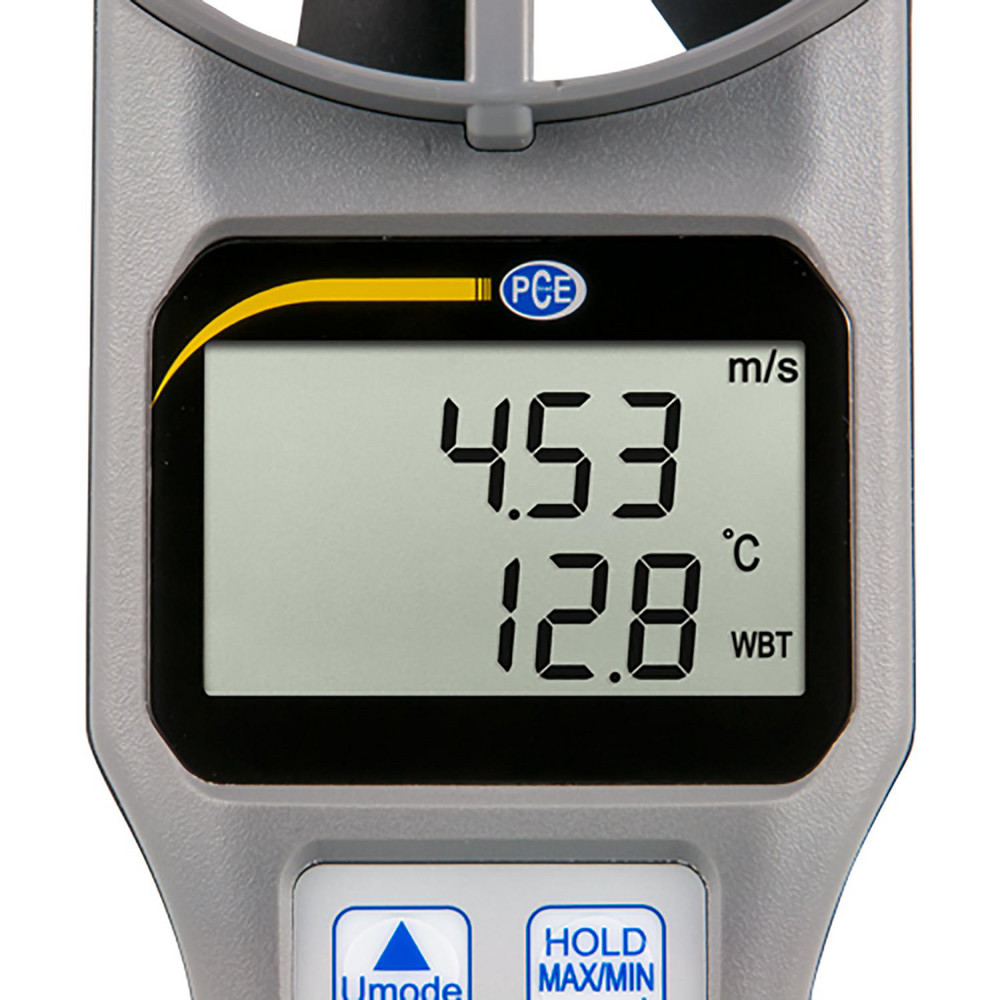 PCE Instruments - Airflow Meters: Meter Type: Integral Vane Anemometer ...