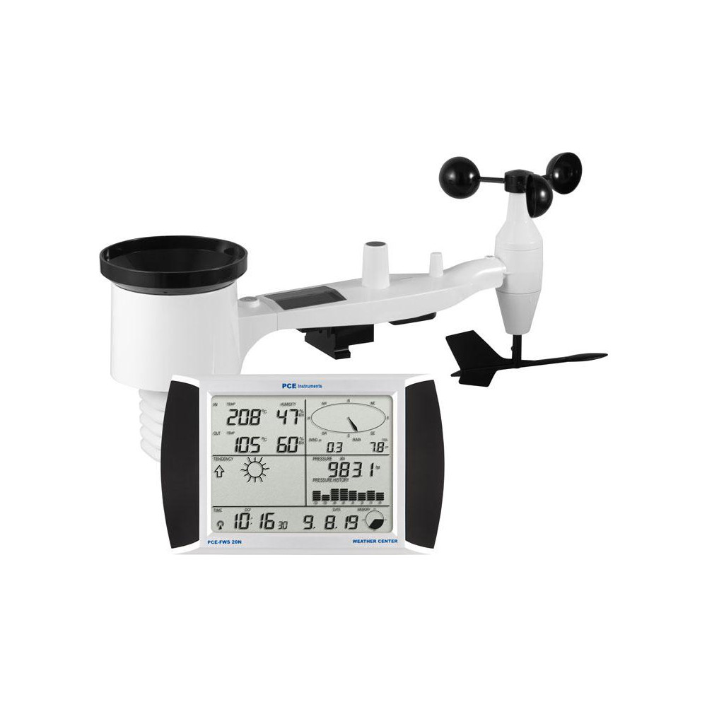 PCE Instruments - Airflow Meters: Meter Type: Integral Vane Anemometer ...