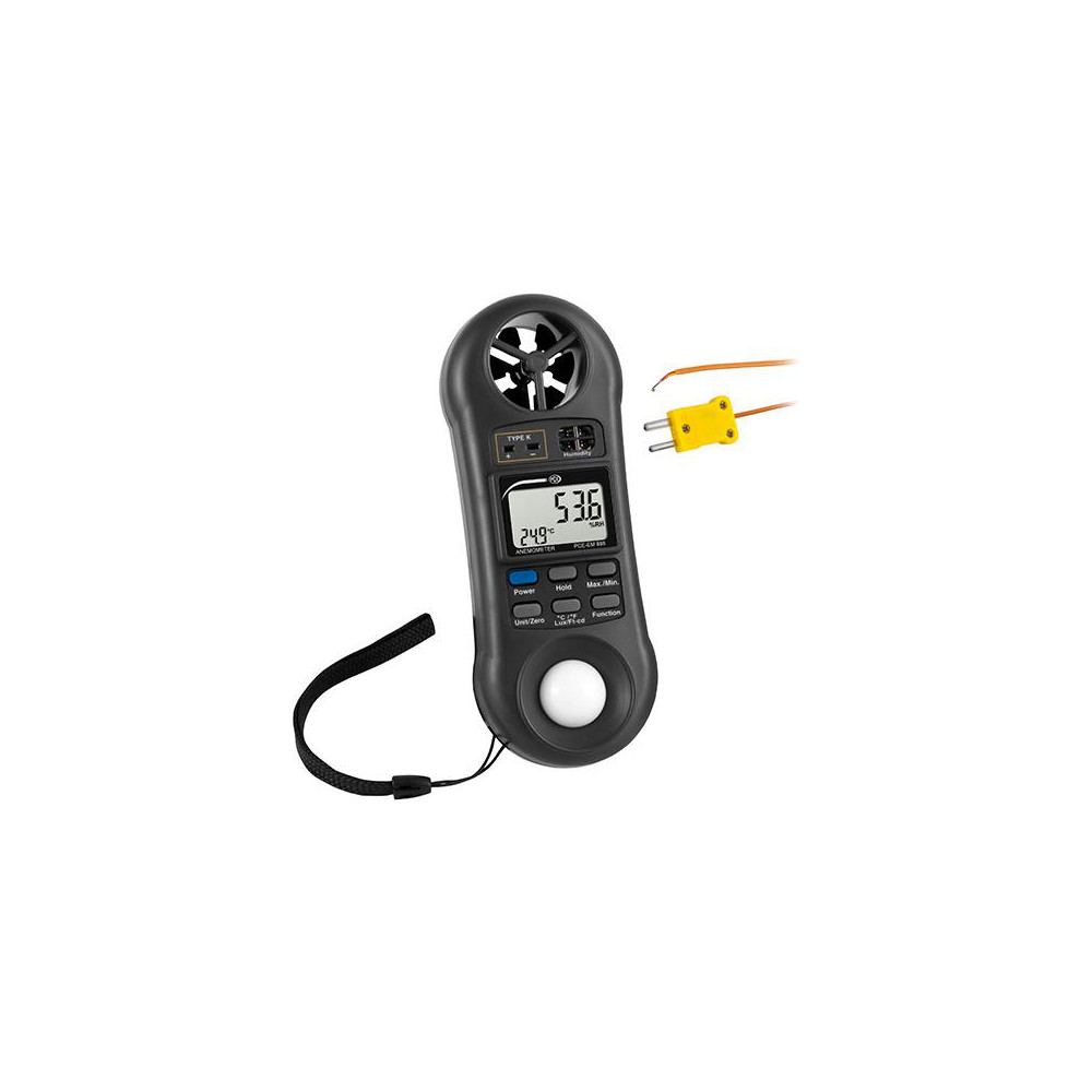 PCE Instruments - Airflow Meters & Thermo-Anemometers; Meter Type: Integral Vane Anemometer ...