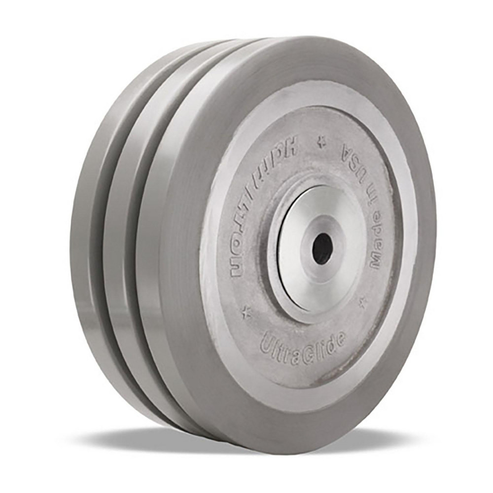 Hamilton - Triple Wheel Caster Wheel: Polyurethane on Aluminum, 10" Dia ...