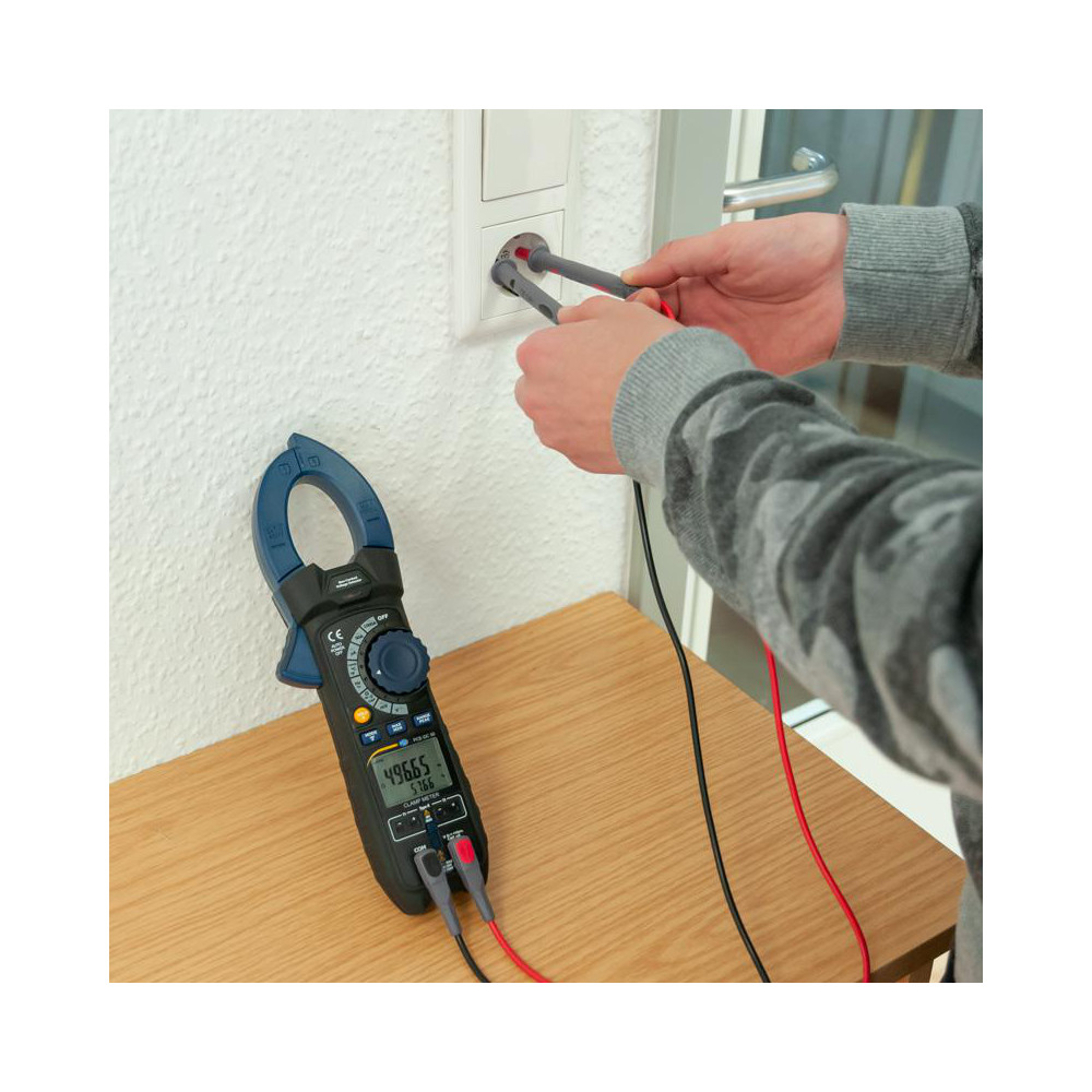 PCE Instruments - Compact Manual Ranging & Voltage Clamp Meter: CAT I ...