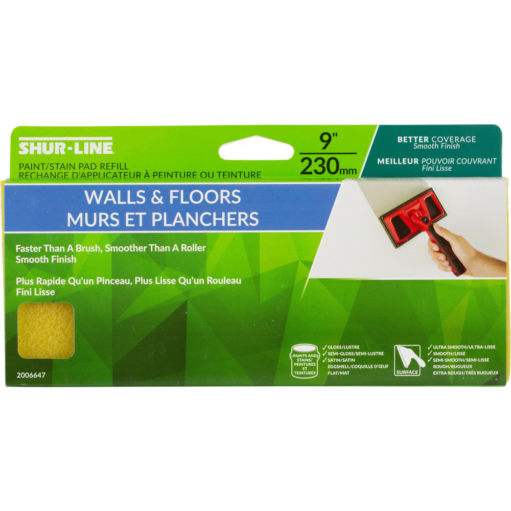 Shur-Line - Paint Pads: Application: Shakes, Shingles, Siding, Walls ...
