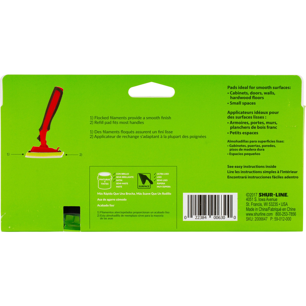 Shur-Line - Paint Pads: Application: Shakes, Shingles, Siding, Walls ...