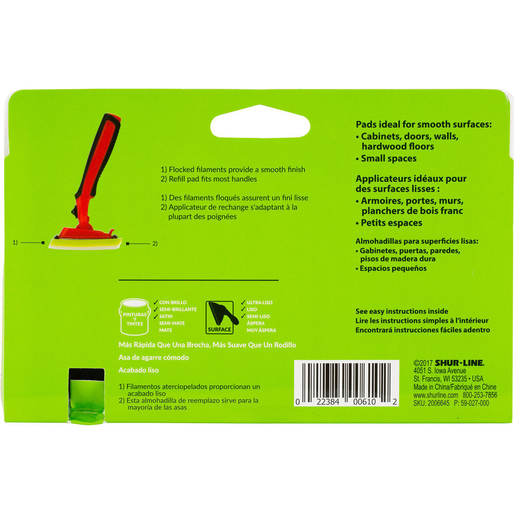 Shur-Line - Paint Pads: Application: Shakes, Shingles, Siding, Walls ...