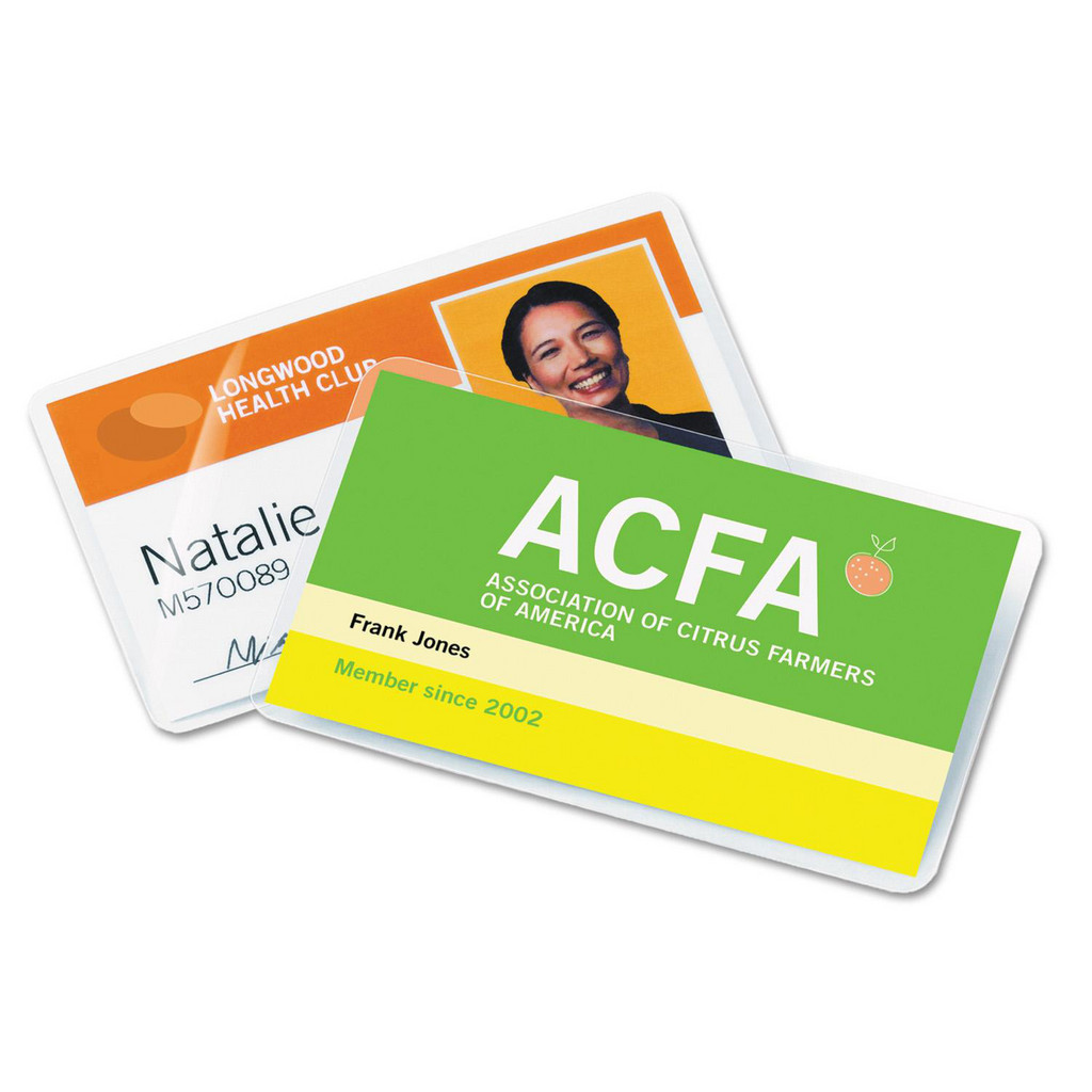 GBC - Plastic Pouches: ID Badge, 3 in, 3.75 in, 7 mil | MSC Direct
